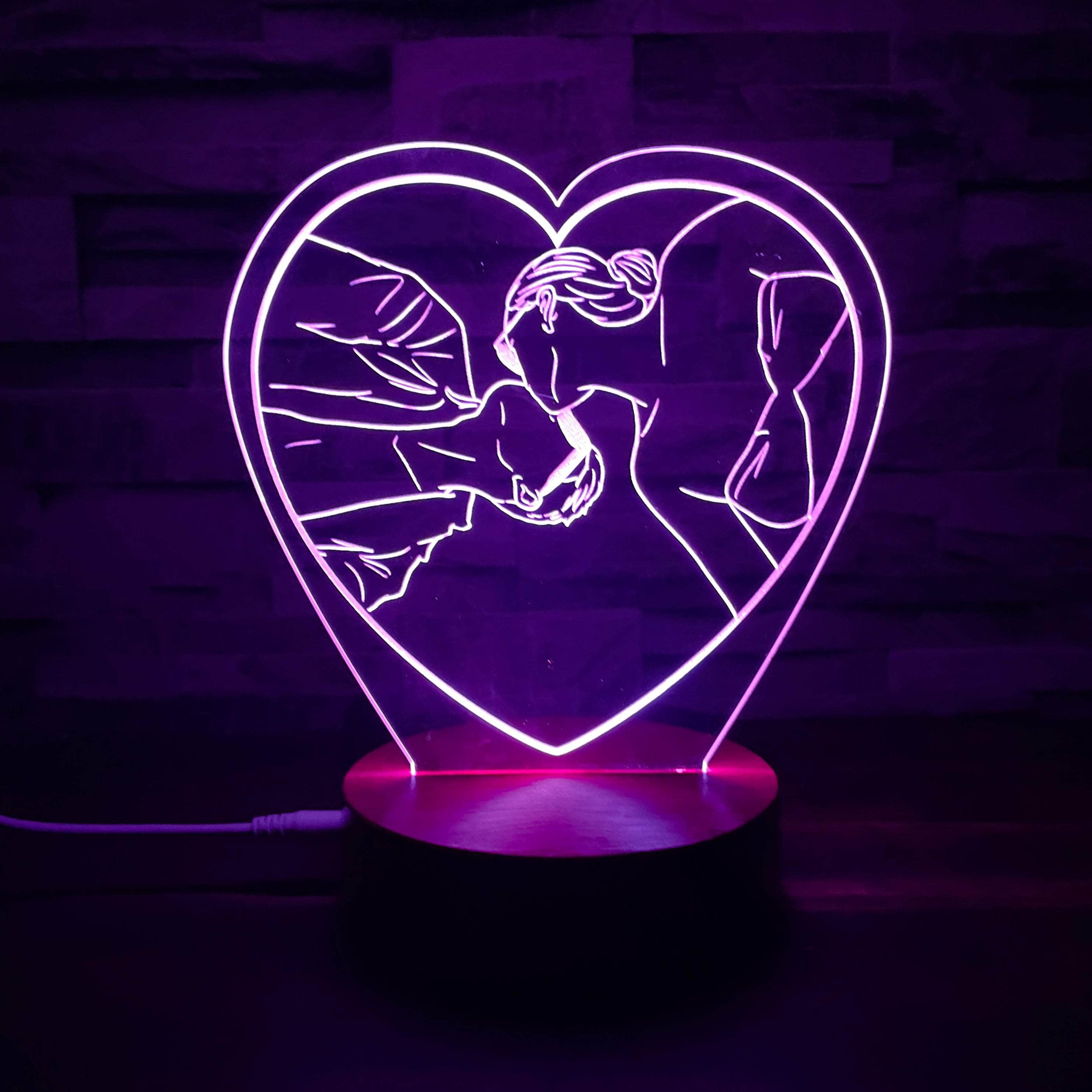 Lámpara personalizada LED "líneas" – Creative Box
