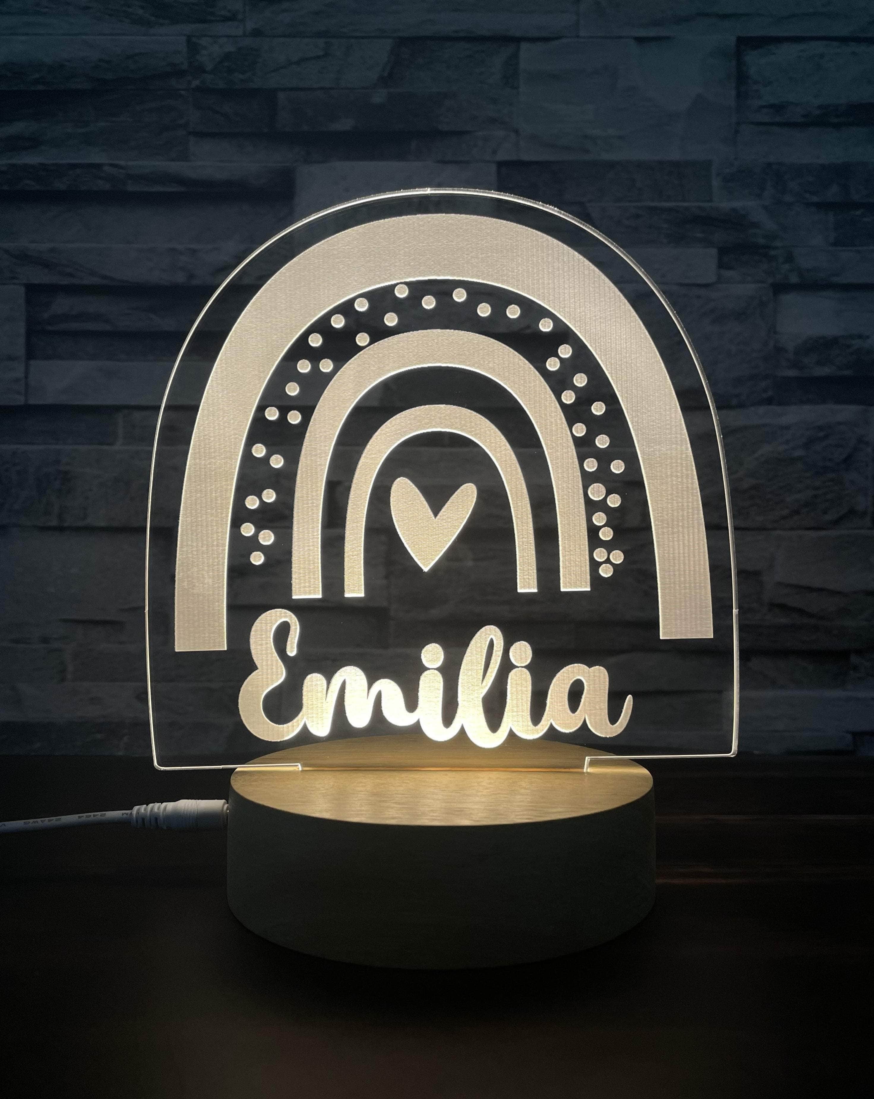Lámpara personalizada LED "líneas" – Creative Box